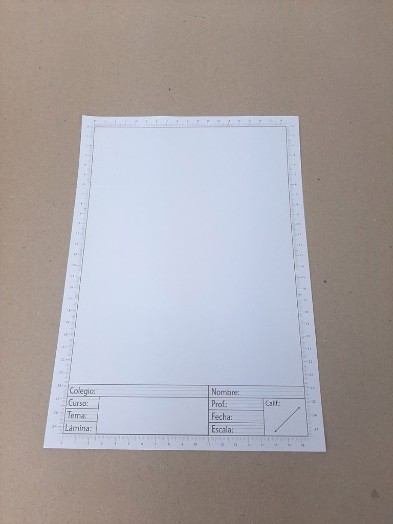 Hoja Formato A4 Dibujo Tecnico Para Imprimir - Dibujos Cute Para Imprimir